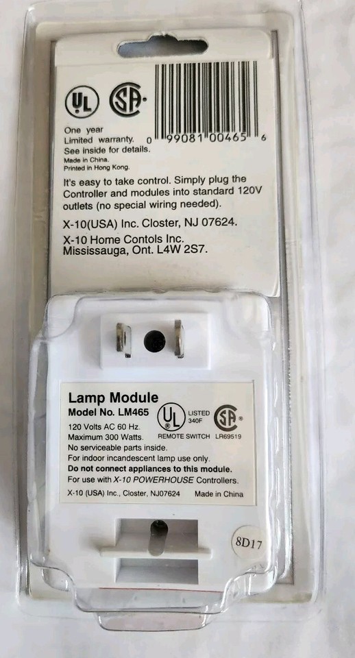 X10 POWERHOUSE LAMP MODULE LM465 For Controller and Timers NEW | eBay