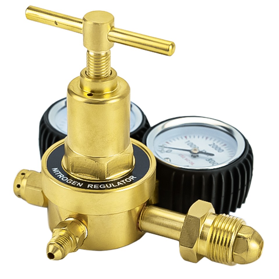 Nitrogen Tank Regulator for Hvac Purge w/ 0-600 PSI Delivery Pressure ...