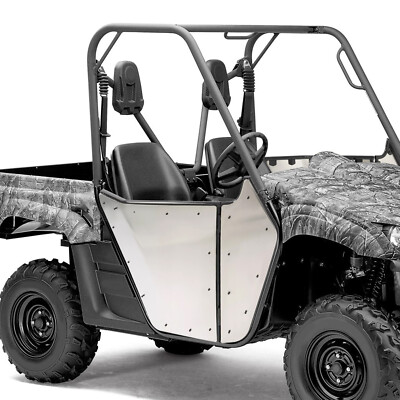 Left Right Powder Coated Steel Black Full Door For Yamaha Rhino 4x4 ...