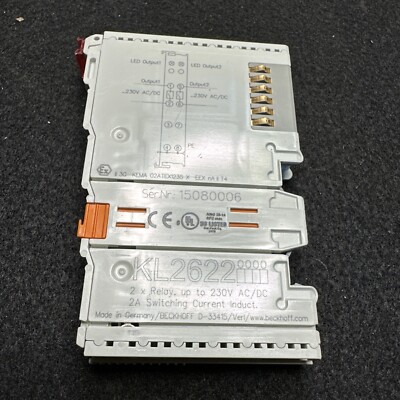 BECKHOFF KL2622 2x Relay 2A (st1232) | eBay