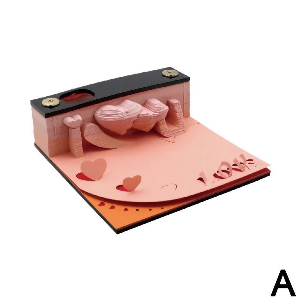 3D Desk Memo Pad Memo Pad Creative Desk DIY Notes Notepad New Lot B3 ...