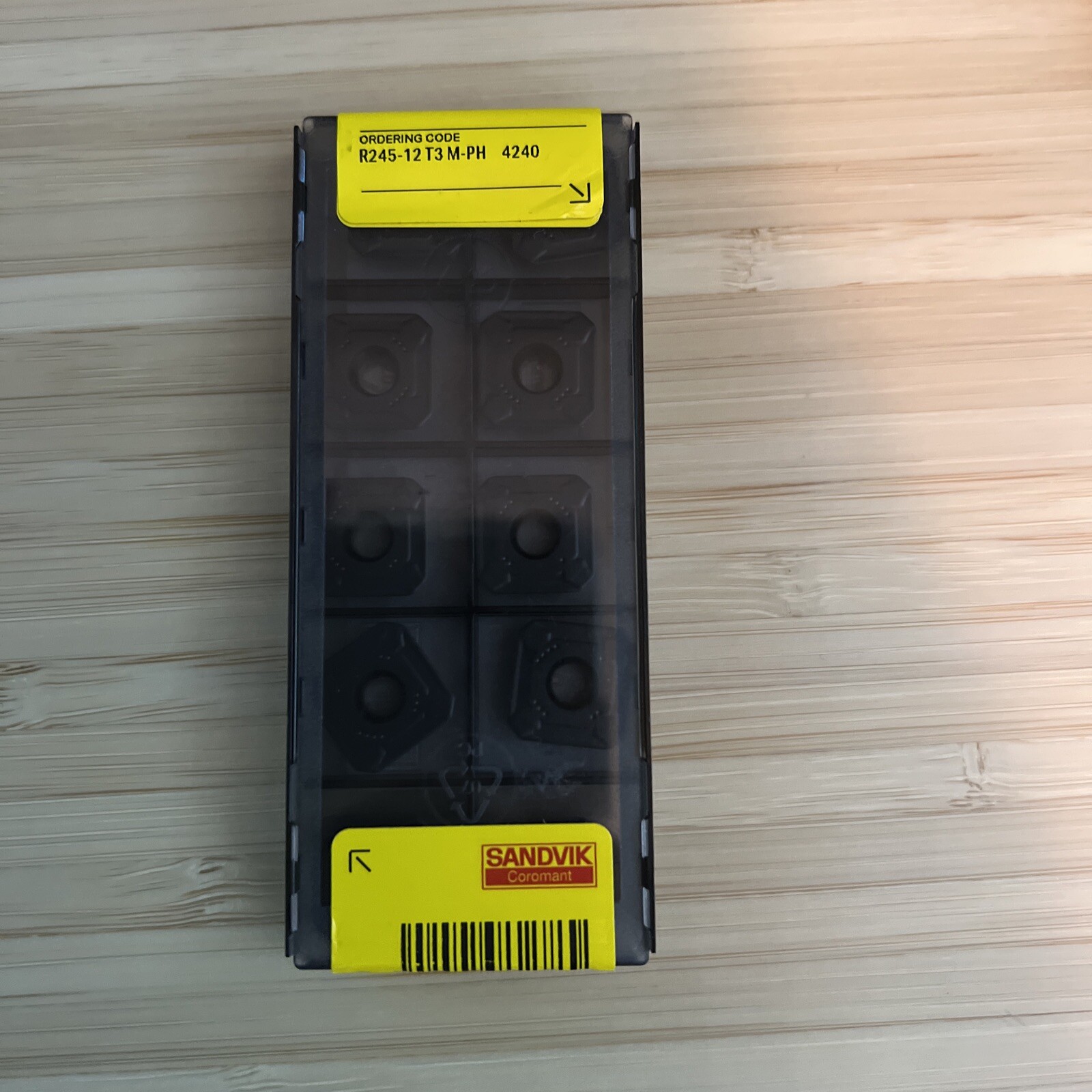 10 Sandvik R245-12 T3 M-ph 4240 Carbide Inserts for sale online | eBay