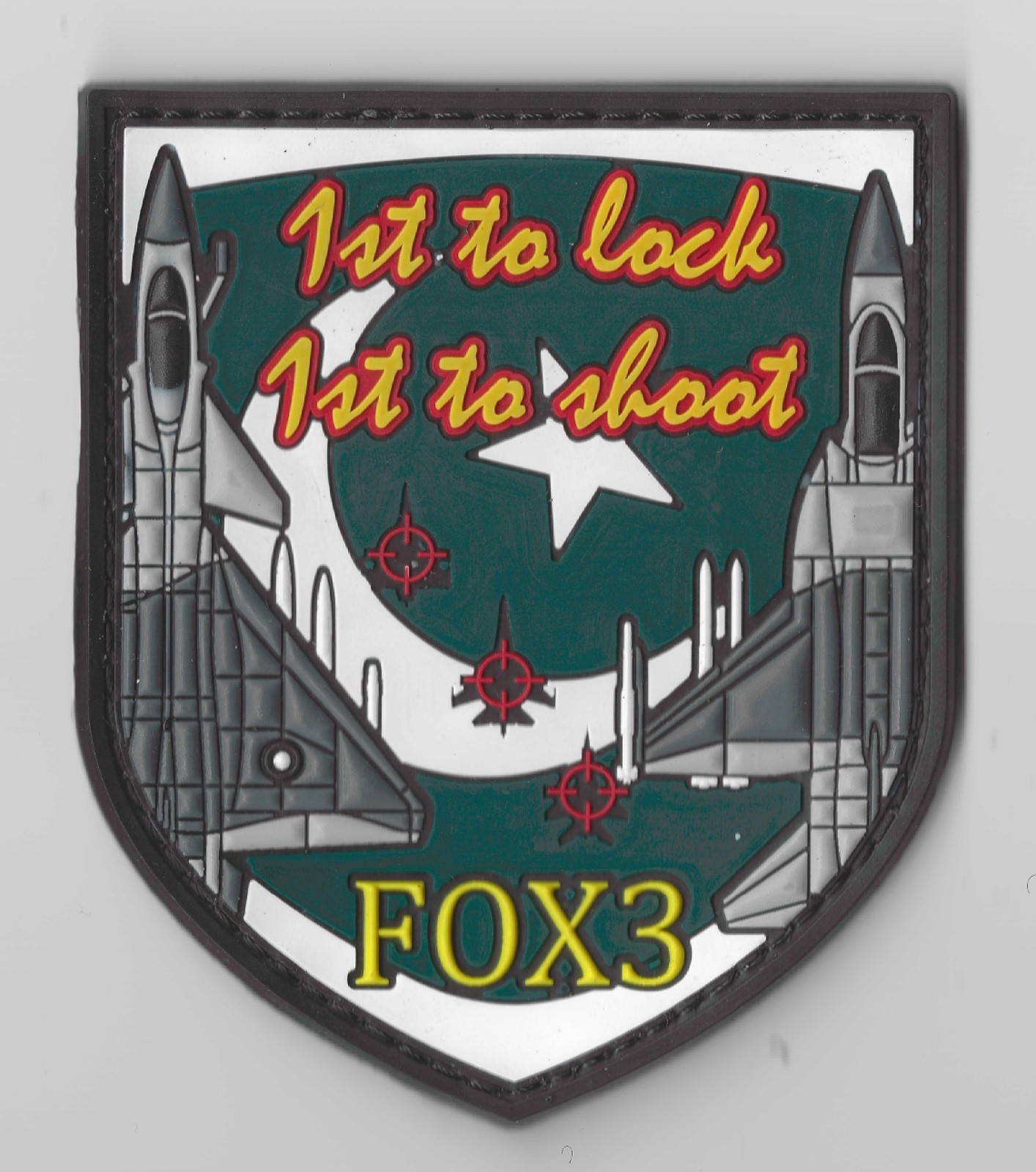 Pakistan Air Force Patch Fox3 Radar guided missile PL-15 1st to Lock ...