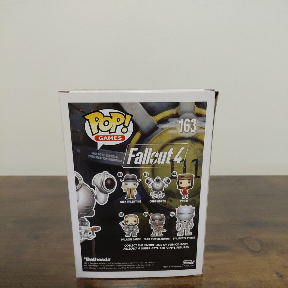 Funko Pop! Vinyl Fallout Codsworth #163 NEW | eBay