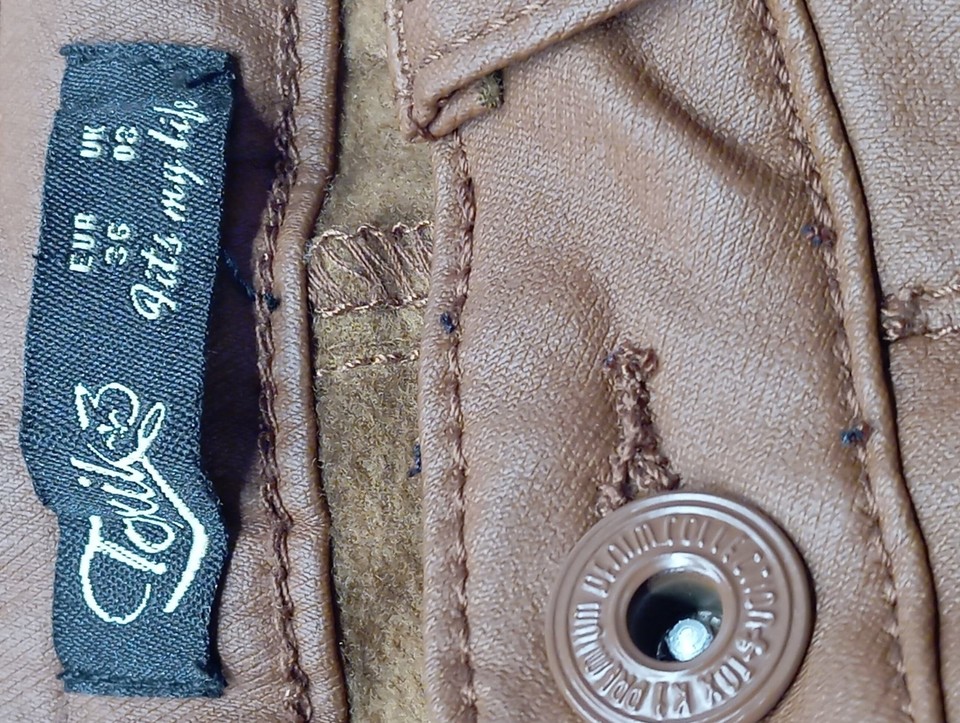 TOXIC 3 Skinny Jeans Damen Jeans Gr. DE 36 braun Casual-Look | eBay.de