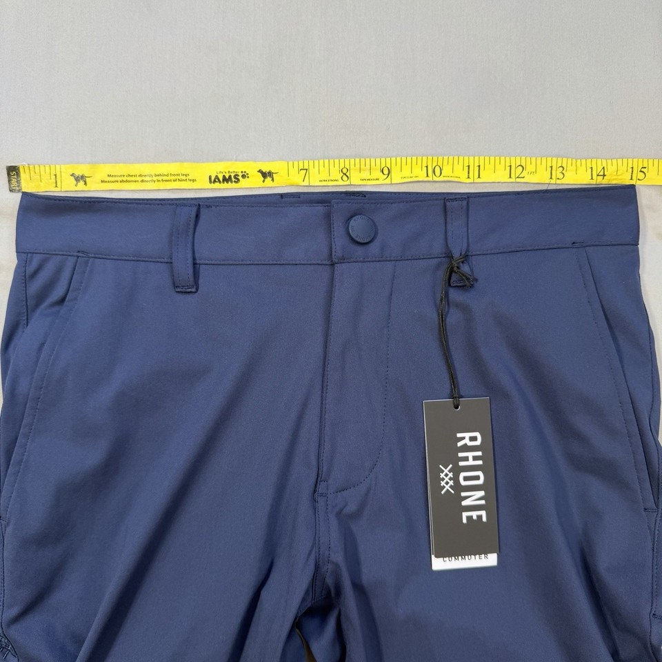 NWT RHONE Commuter Pant Skinny Ultra Slim Fit Men’s 28 x 30 Navy Blue ...