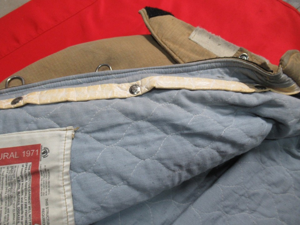 MORNING PRIDE 46 x 30/36 x 35.5 Firefighter Turnout Bunker COAT JACKET ...