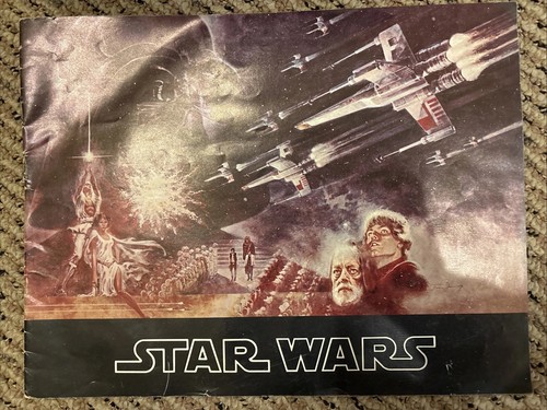 1977 STAR WARS SOUVENIR PROGRAM 1st Print Collector movie theater book ...