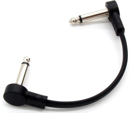 Audiophile Patch Cable 6.35Mm Double Terminal L-Shaped Flat Cable ...