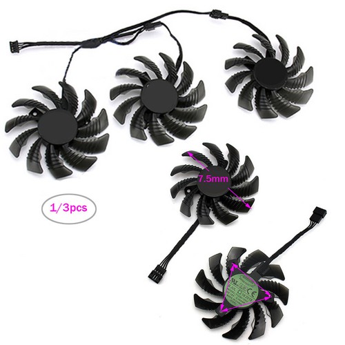 T128010SU 4Pin Cooling Fan for Gigabyte GTX1080ti 1080 1070 1060 75MM ...