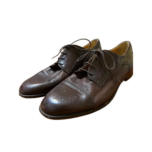Vito Rufolo Wing Tip Cap Toe Shoes Brown Leather Made in Italy 4393 03 ...