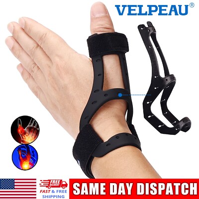 Velpeau Silicone Thumb Support Brace Waterproof Semi-rigid Splint Fits ...