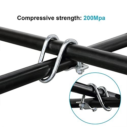 CROSS-CONNECTOR Vertical Pipe Clip Crossover Clamps 20 Pcs EOERE | eBay