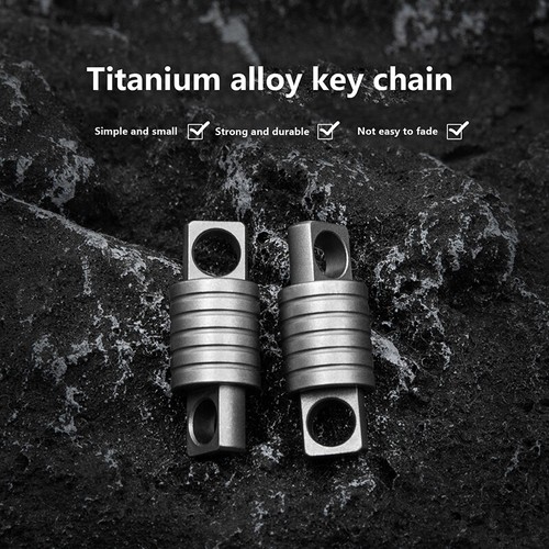 Keychain Connector Mini Titanium Keychain Swivel Key Holder Quick ...