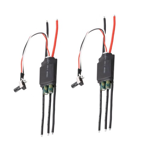 2pcs 3-phase Brushless Motor Driver BLDC ESC Speed Controller 7-24V ...