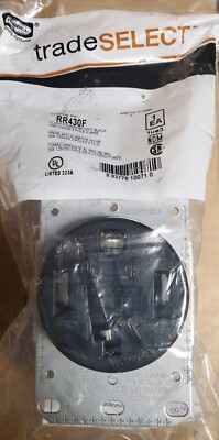 Hubbell Home Select 30a 3 Range Dryer Receptacle RR430F Outlet | eBay