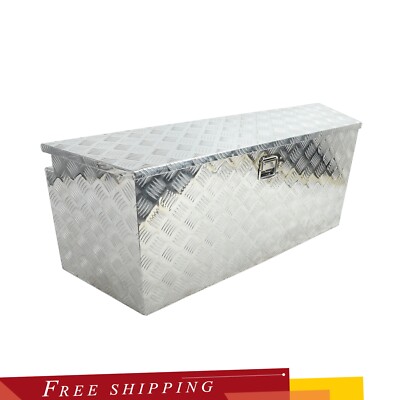 49"X15"X18.5" Heavy Duty Aluminum Truck Pickup Storage Tool box Lock ...