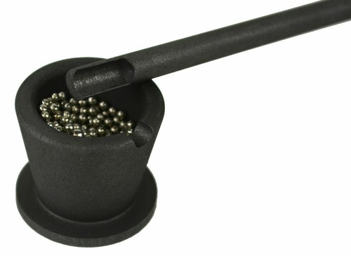 CRUCIBLE SHOVEL SCOOP GRAPHITE STIR ROD LADLE SKIMMER MELTING GOLD ...