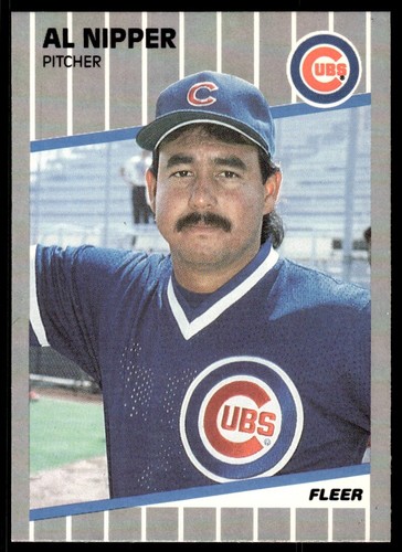 1989 Fleer Baseball Card Al Nipper Chicago Cubs #433 | eBay