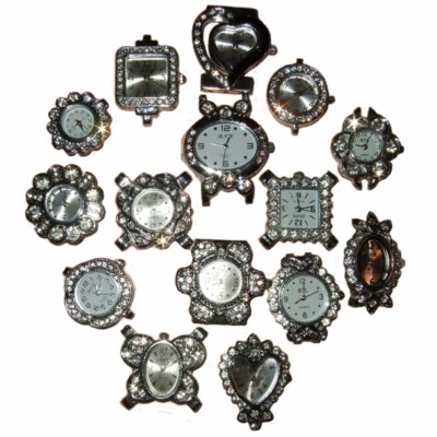 BUY 1,2,5 OR 10 WHOLESALE BEAD QUARTZ WATCH FACE FOR BEADING SILVER ...