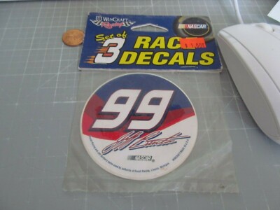 #99 NASCAR OLD STOCK ORIGINAL STICKER DECAL PACK | eBay