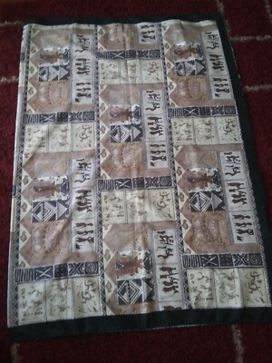 African Screen Print Zimbabwe 100% Cotton Fabric Material Hand Painted ...