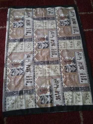 African Screen Print Zimbabwe 100% Cotton Fabric Material Hand Painted ...