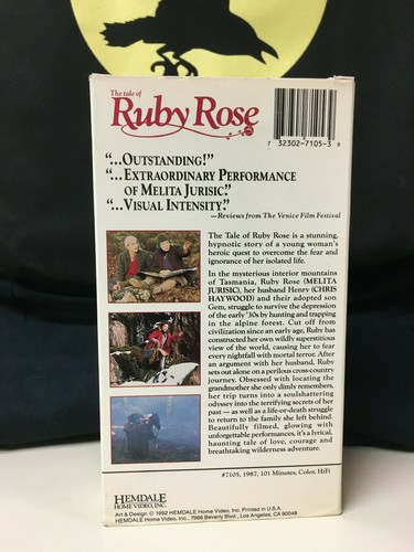 THE TALE OF RUBY ROSE VHS Hemdale Home Video | eBay