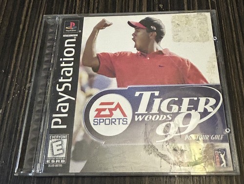 Tiger Woods '99 PS1 (Playstation 1) Complete Golf EA Sports PGA Tour ...