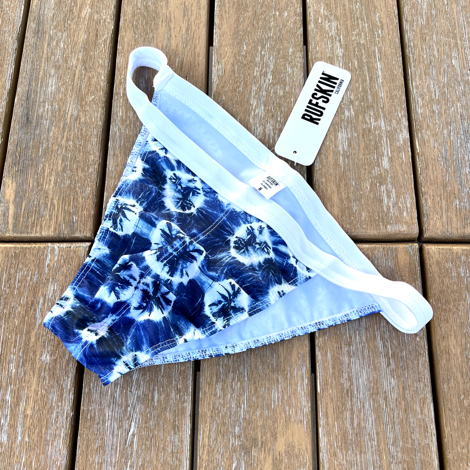 Rufskin Men blue Pigment sublimation swim euro bikini brief swimwear ...