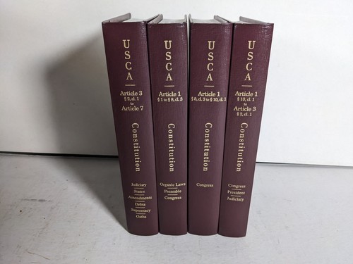 United States Code Annotated Constitution Article 1 to 7 LOT OF 4 ...