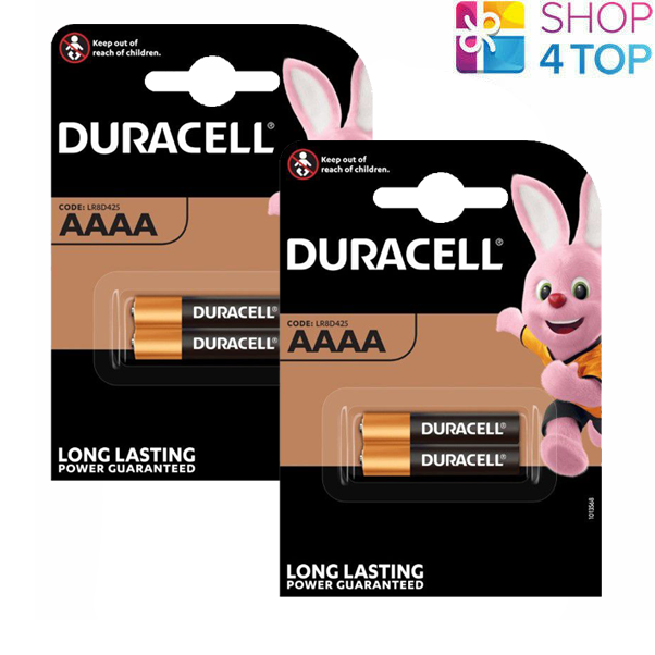 4 Duracell AAAA LR8D425 Alcaline Batterie MN2500 25A 1.5V Exp 2027 ...