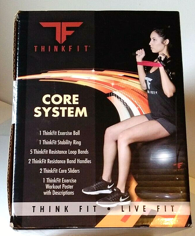 ThinkFit Core System. Exercise Ball, Loop Bands, Stability Ring...12 ...