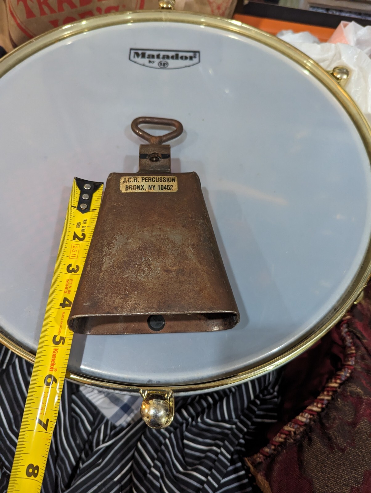 JCR Small Mambo Cowbell. Vintage handmade steel instrument. | eBay