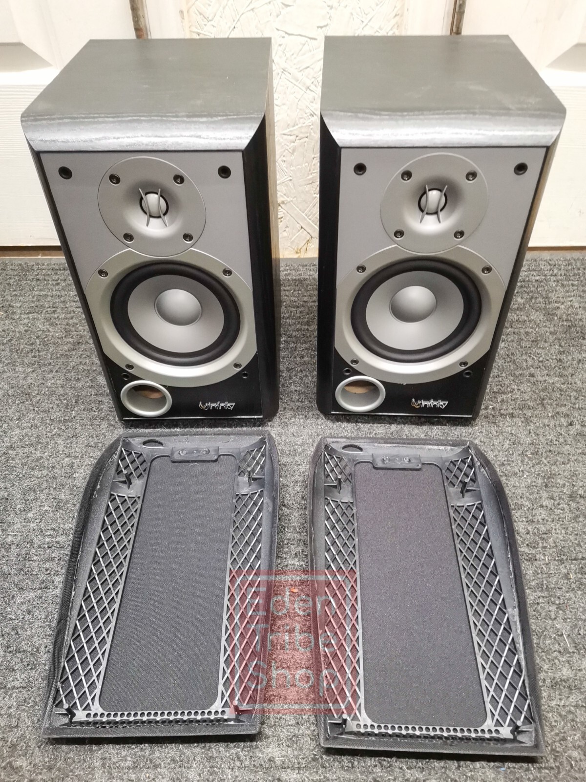 Pair of Infinity Primus 150 Stereo Bookshelf Speakers 8Ohm Black ...