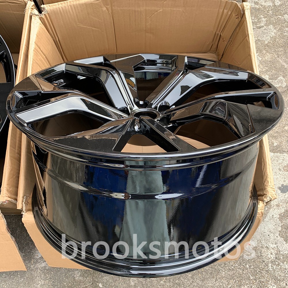 21" BLACK FORGED WHEELS RIMS FITS 2016+ AUDI Q7 Q8 RS Q7 RS Q8 21X10 ...