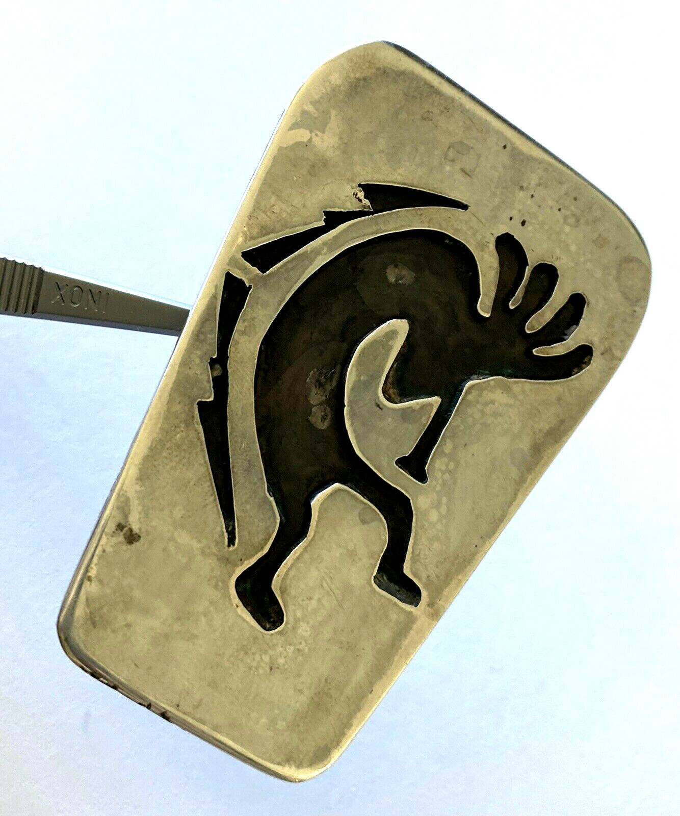 Vintage Native American Hopi Overlay Sterling Large K… - Gem