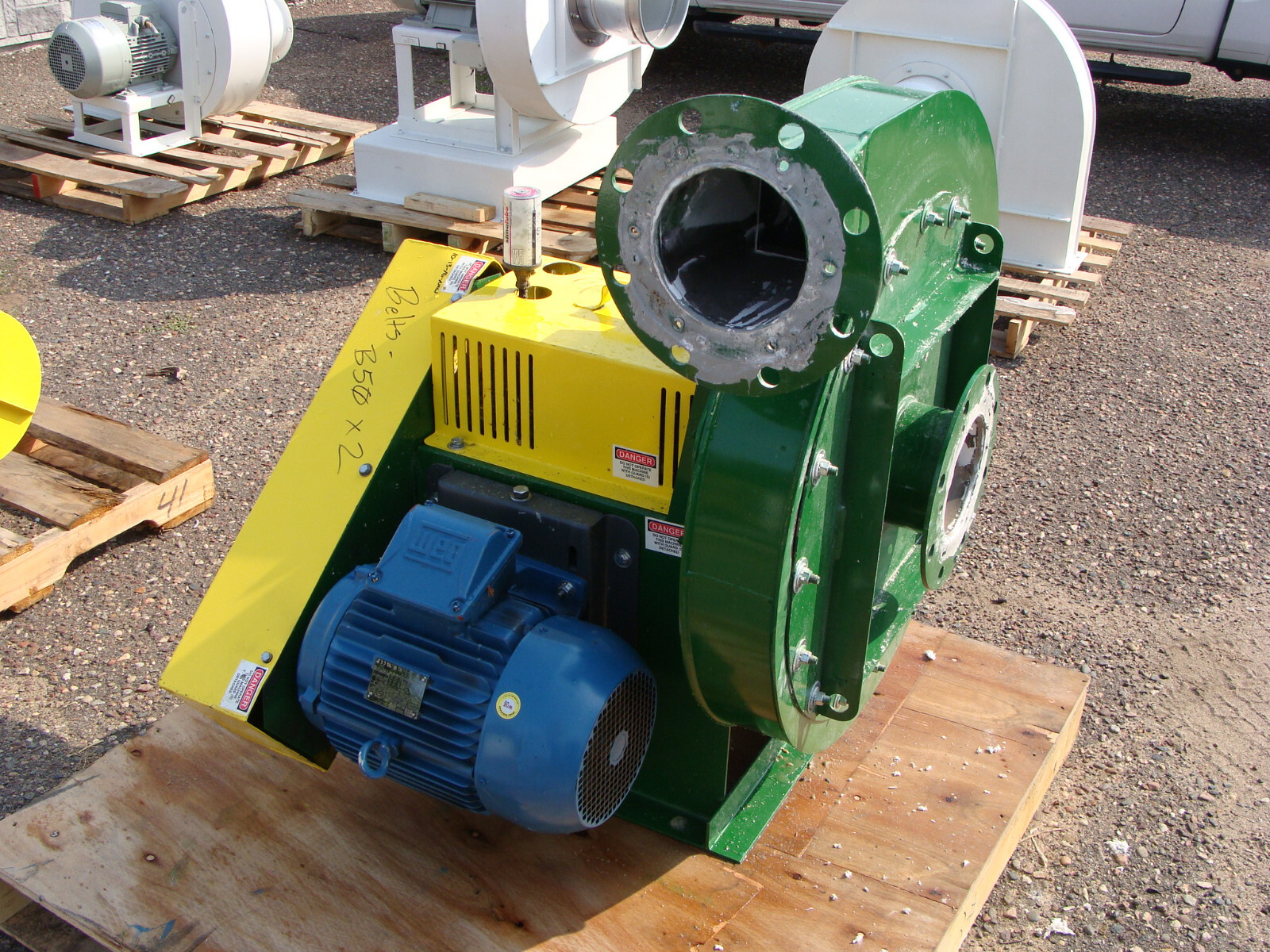 AMERICAN FAN BLOWER OVP-3-06F-22A 10HP 3600RPM W/WEG MOTOR ...