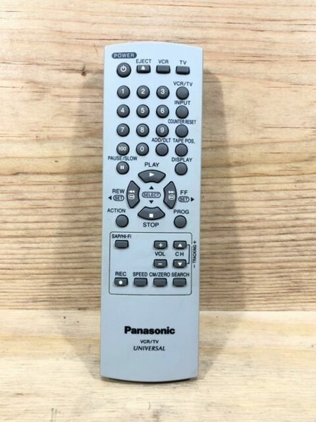 Panasonic EUR7723KAO VCR TV Universal Remote Control for sale online | eBay