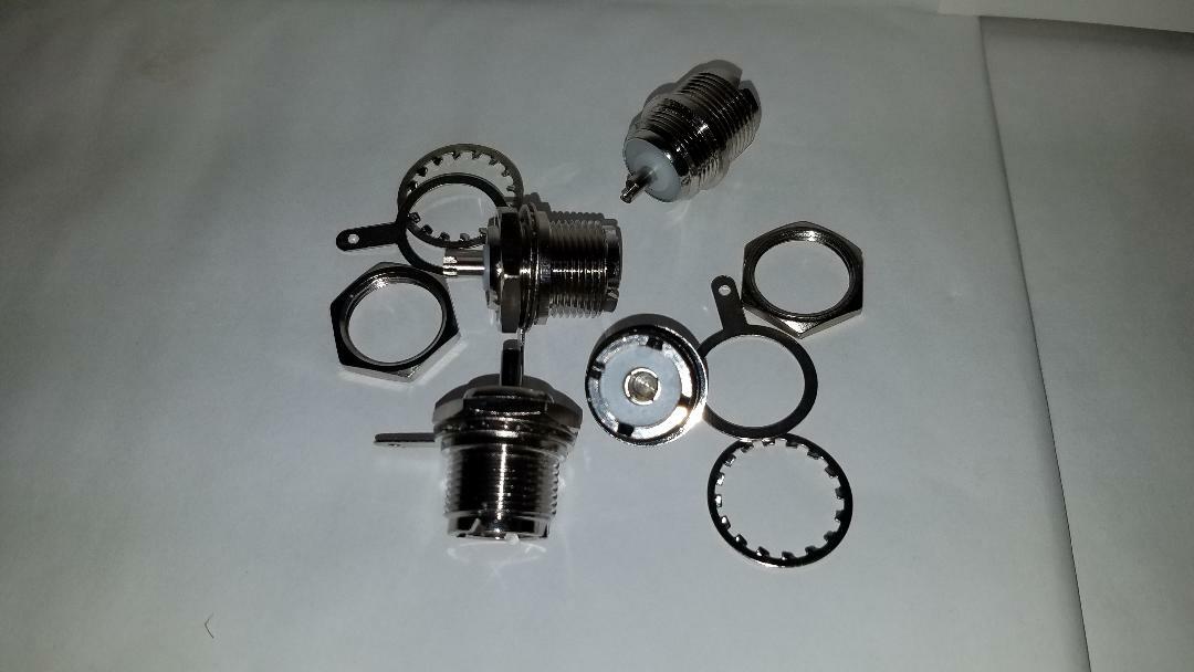 Panel mount or Chassis mount SO-239 (UHF Female) connectors. SO-239 ...