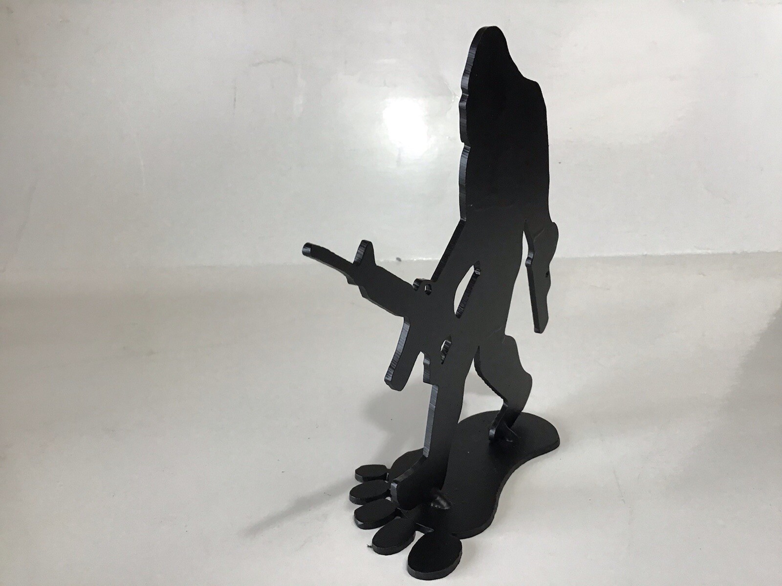Bigfoot Sasquatch Holding Weapons Pellet Gun Target Silhouette Steel | eBay