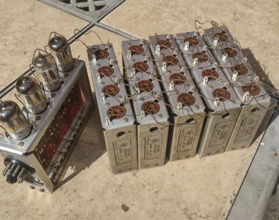 Hewlett Packard HP Decade Counter AC-4G Vacuum Tube 12AU7 / 5963 ...