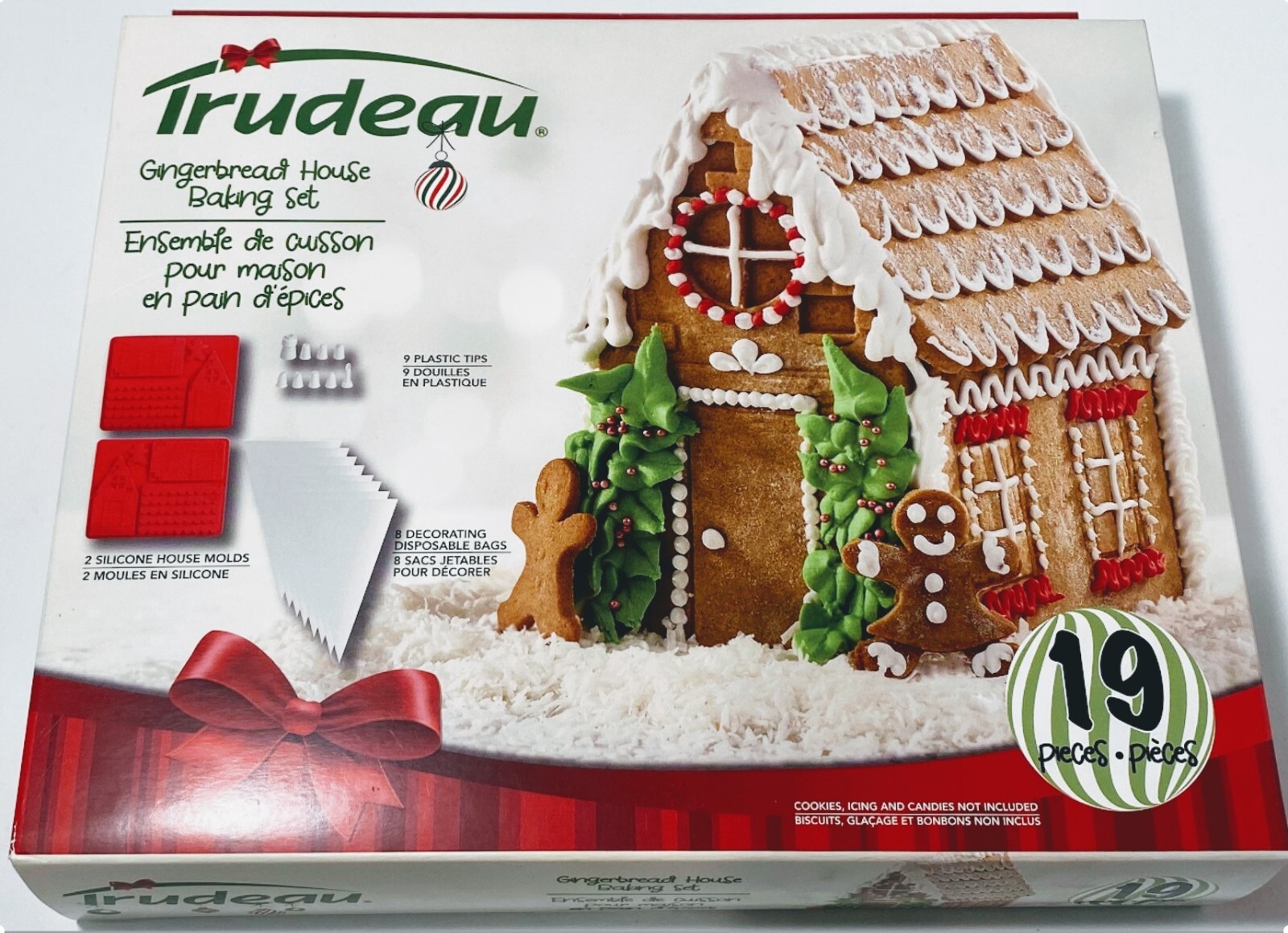 Trudeau+Gingerbread+House+Baking+Silicone+Set+-+19+pieces for sale ...