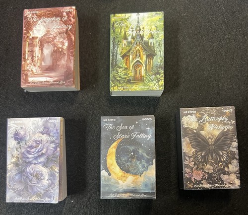 Mr. Paper Cardstock Material Books Lost Relic Series Beautiful Craft ...