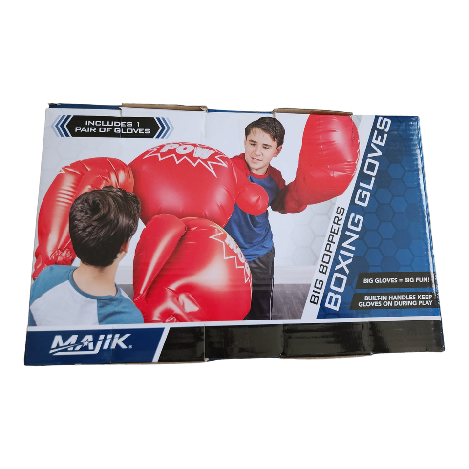 2 Pairs Majik Big Boppers Giant Inflatable Boxing Gloves - Red - NEW | eBay