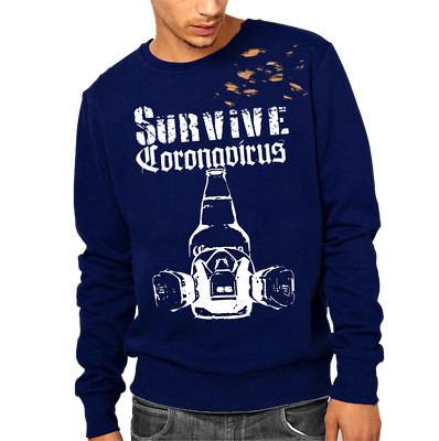 Face Mask sweatshirt USA heavy weight- funny nurse nursing survival 19 ...
