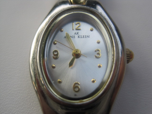 Anne Klein (AK) Siver / Gold-Tone Women's Watch w/ New Battery, Model ...
