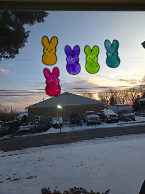 Peeps stained glass window clings | eBay