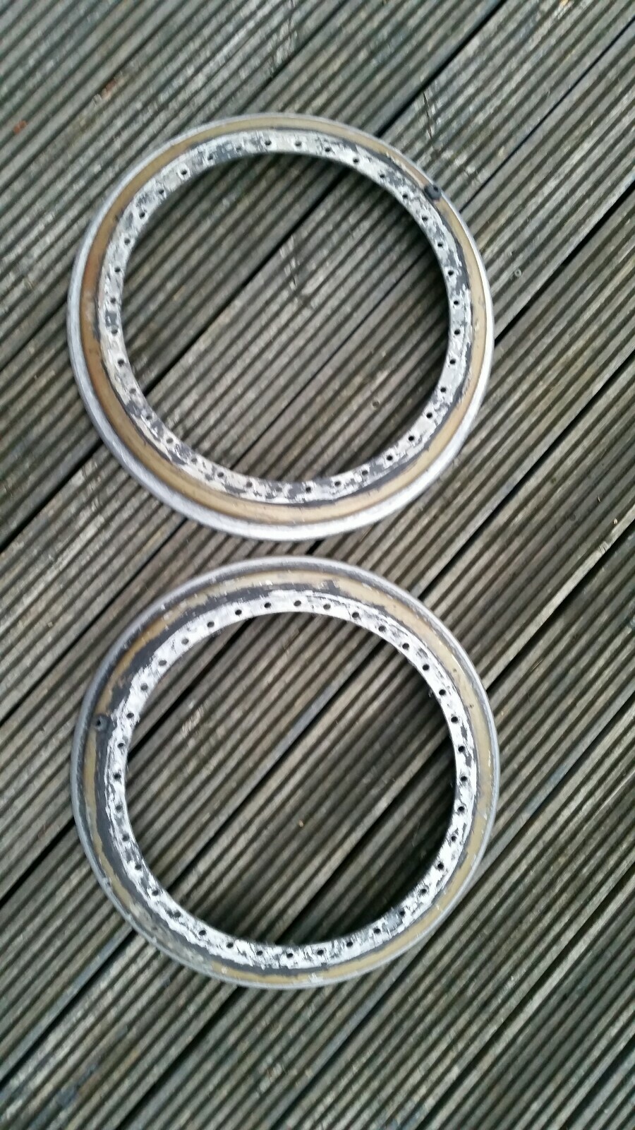 2x 17" Speedline Alessio , Mistral split rim lips 36 hole 2" wide ...