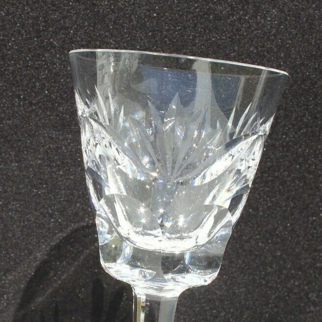 Vintage Waterford Crystal Wine Champagne Glass Ludlow Pattern 6" Tall X ...